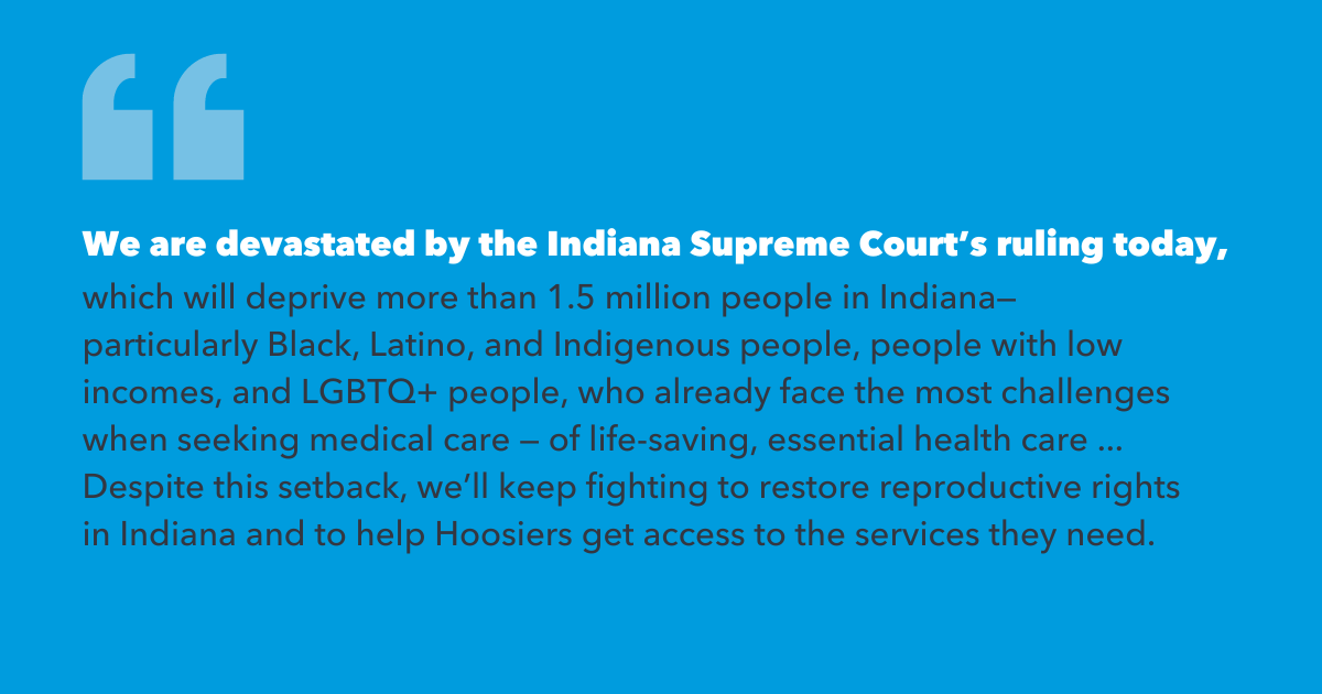 Indiana Supreme Court Rules Total Abortion Ban Can Take Effect ...