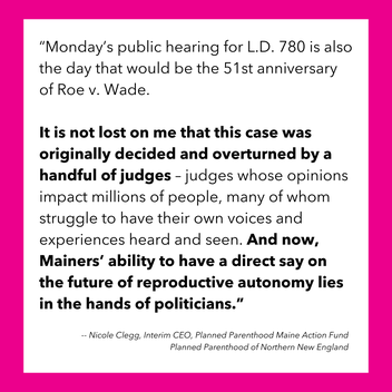 Maine Constitutional Amendment | Planned Parenthood Maine Action Fund